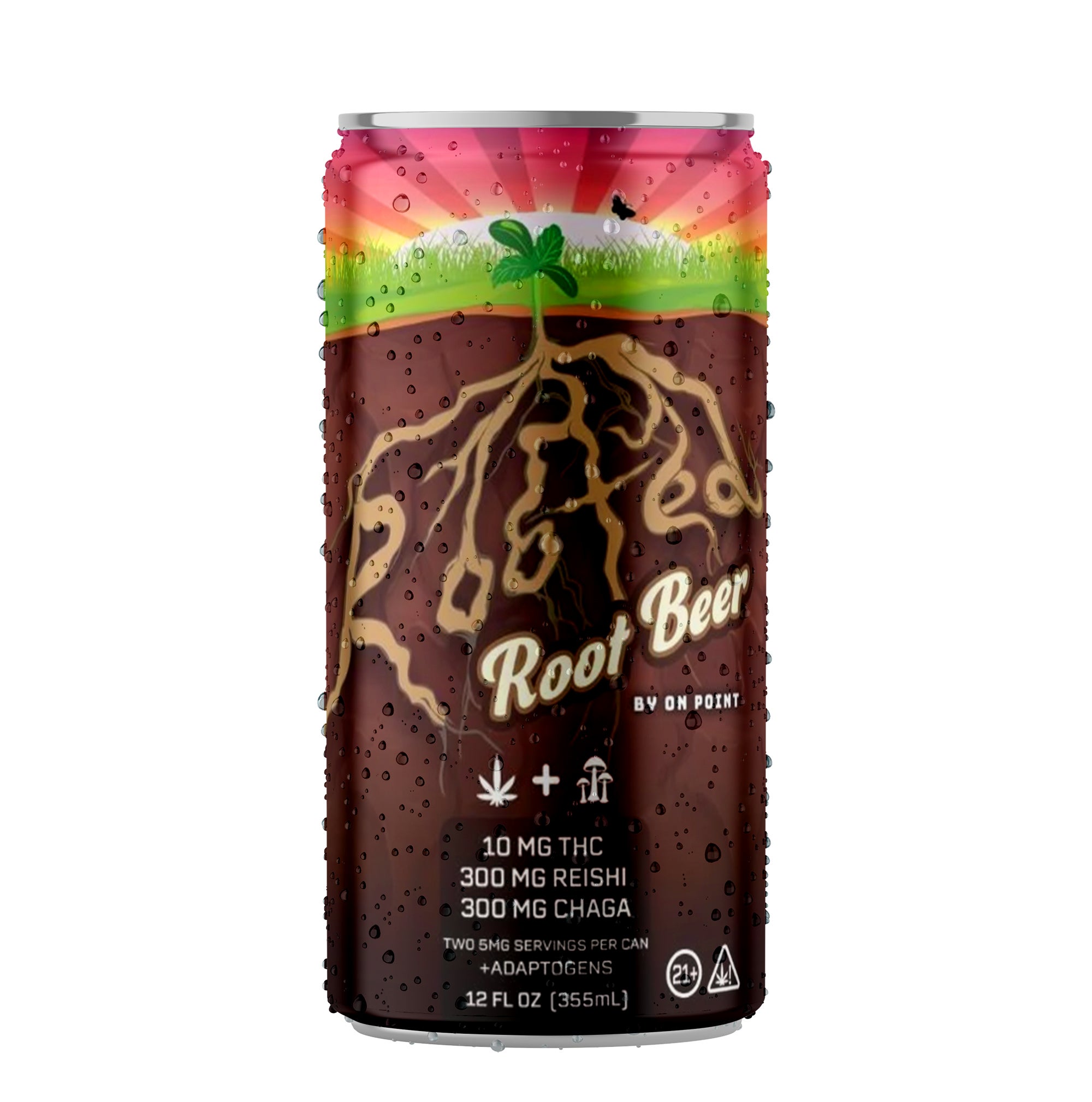 ON POINT Rooted Root Beer | 10mg THC | Simply Crafted