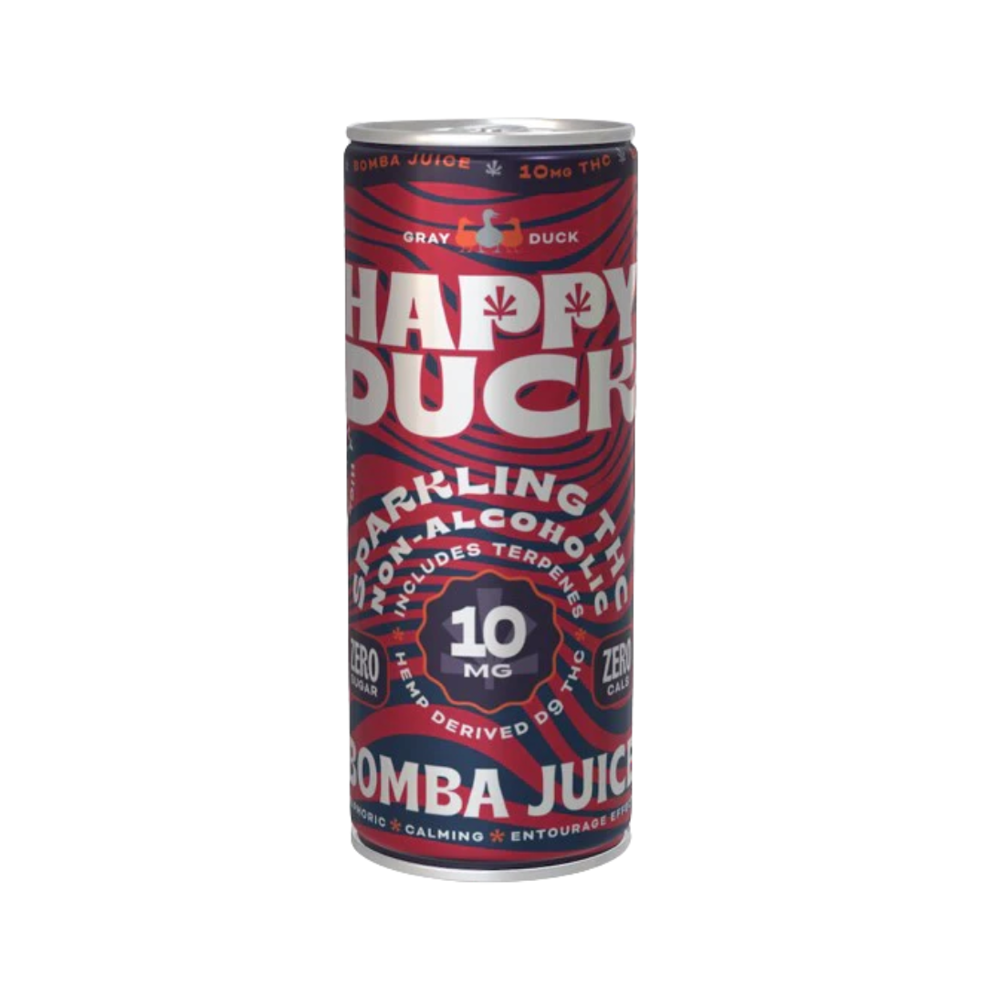 HAPPY DUCK 10mg THC Seltzer | Bomba Juice | Simply Crafted
